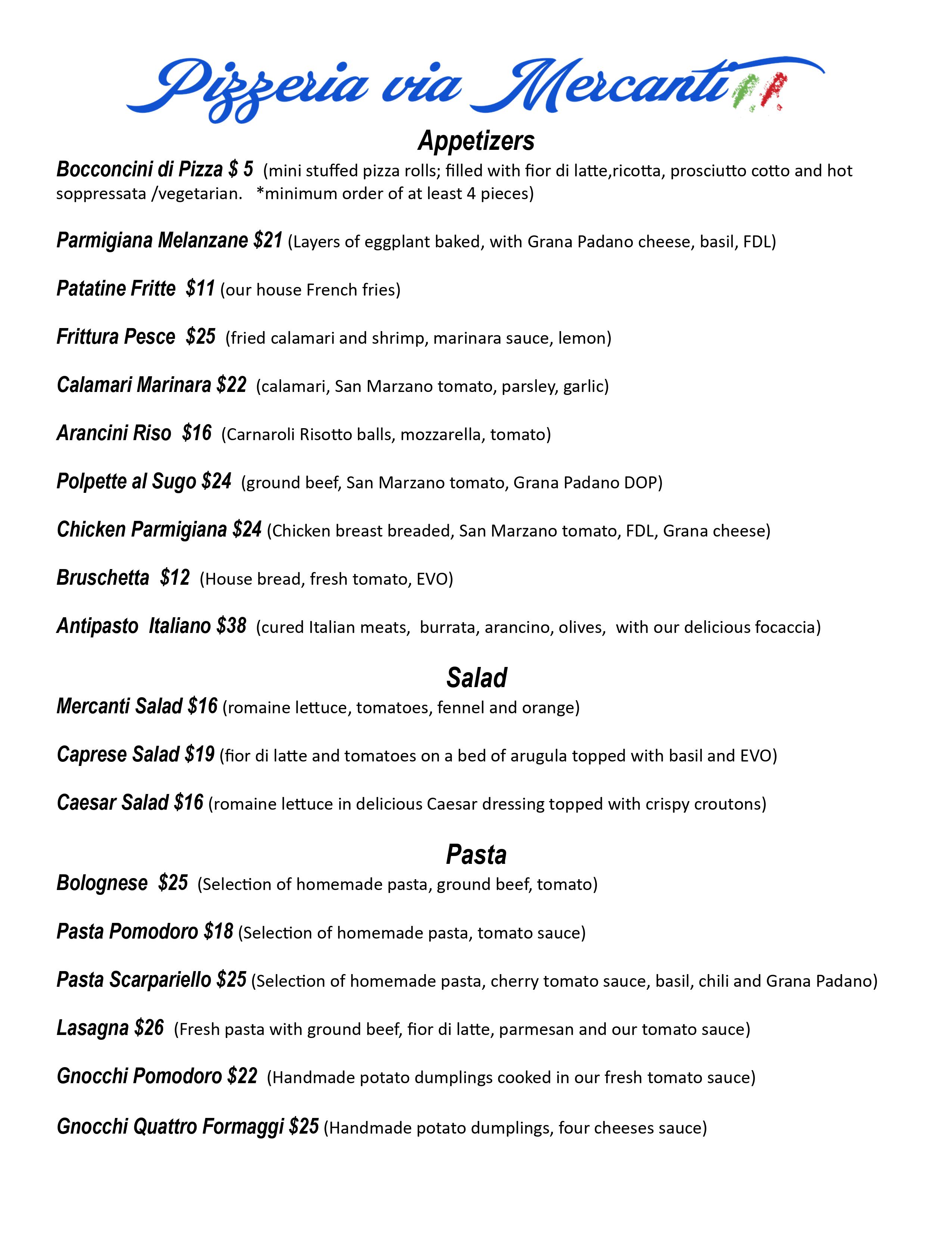 our meNu – Via Mercanti Avenue